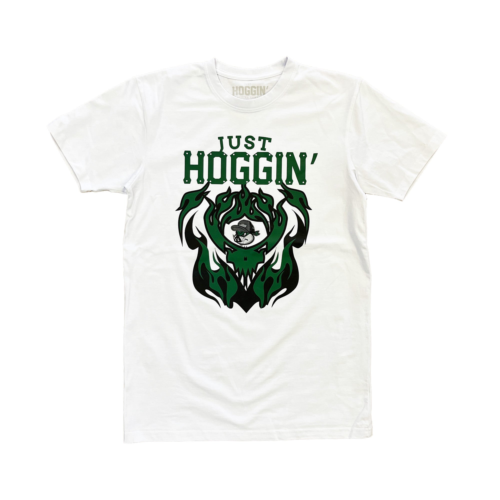 Green Flames T-Shirt – Just Hoggin Inc